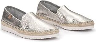 Verbenas Ballerines Nuria Nucleo Metal Plata - Taille: 41