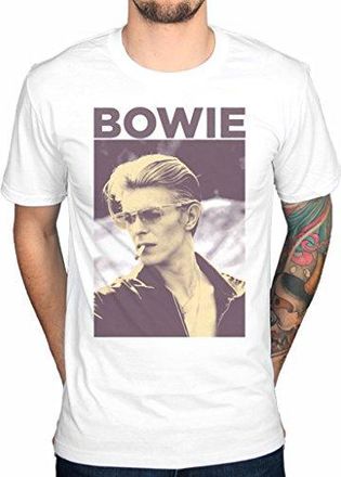 AWDIP David Bowie Smoking T Shirt (Blanc) - Large
