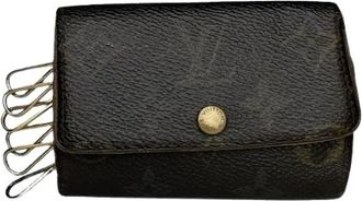 Louis Vuitton unisex, Pre-owned, Brun, Taille: ONE Size Porte-cl&eacute;s en toile Pre-owned