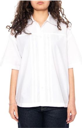 Carhartt Work in Progress Femme, Tops, Blanc, Taille: 38 FR W S/S Belmont Shirt