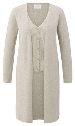 YaYa Strickjacke Cardigan mit Westenschicht