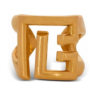 Balmain Ring Sync PB aus Messing - - Accessories - Damen - Gelb - S