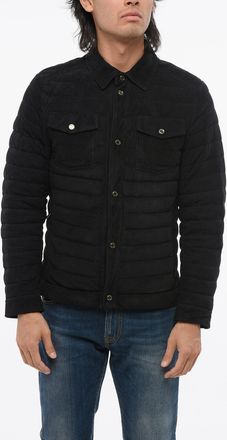 Moorer Gesteppte Daunenjacke CRESPI aus Eco-Suede Moorer