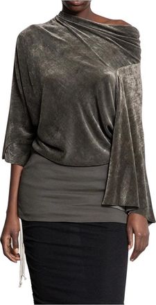 Rick Owens Femme, Blouses et Chemises, Vert, Taille: 36 FR Cylinder Top