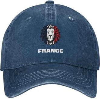 Generic Casquette De Sport,Drapeau De La France,Classic Casquette De Baseball Casual Chapeau De Golf pour Camping Adulte Golf