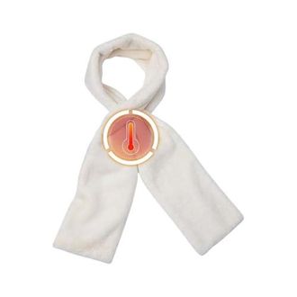 Generic &Eacute;charpe avec poches, cache-cou doux &agrave; enfiler | avec poche zipp&eacute;e antivol - &Eacute;charpe dhiver courte pour personnes &acirc;g&eacute;es, automne, hiver, temps froid, r