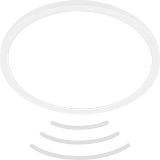 Briloner LED Deckenlampe mit Bewegungsmelder 3m Reichweite IP44, neutralweiße Lichtfarbe, flach, 120 Grad Erfassung, Deckenleuchte, LED Panel, Badlampe, Badezi