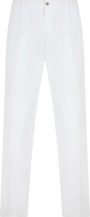 Fedeli Homme, Pantalons, Blanc, Taille: 2XL Pantalon d&eacute;t&eacute; taille haute
