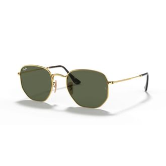 Ray-Ban unisex, Accessoires, Jaune, Taille: 54 MM Lunettes de Soleil Hexagonales Modèle Rb3548N