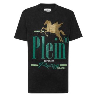 Philipp Plein Homme, Tops, Noir, Taille: 2XL T-Chemises