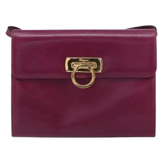 Ferragamo Pre-owned Ledertasche - - Pre-owned - Damen - Lila - ONE SIZE