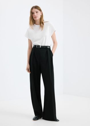 Mango T-shirt coton manches courtes blanc - Femme - XXS - MANGO