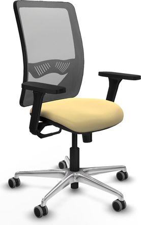 Piqueras y Crespo B&uuml;rostuhl Zulema aus Kunstleder mit 3D-Armlehnen, h&ouml;henverstellbare Lendenwirbelst&uuml;tze, ausgestattet mit 3 Positionen und Schneidschaum, mit Rollen vo