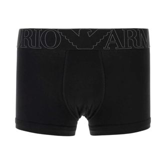 Emporio Armani Boxer Briefs avec ceinture &agrave; logo - Homme - Sous-v&ecirc;tements - Noir - Taille: S