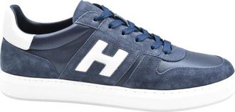 Hogan Homme, Chaussures, Bleu, Taille: 42 EU H-Tv Baskets