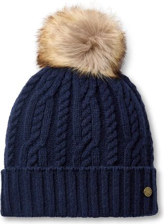 Ariat Womens Langford Beanie Hat in Navy, Size OS, by Ariat