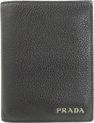 Prada Portefeuille Pre-owned (bi-pli) - Femme - Pre-owned - Noir - Taille: ONE Size