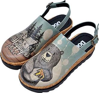 Dogo Femme Akita Wedge Sandal, Multicolore, 36 Eu Uk