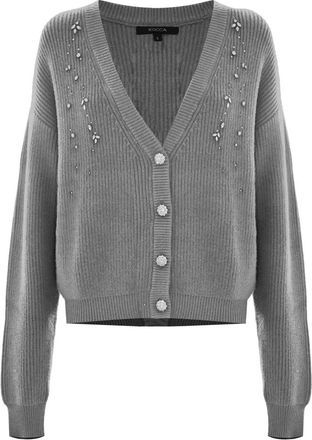 Kocca Femme, Pulls, Gris, Taille: 38 FR Balbina Cardigan