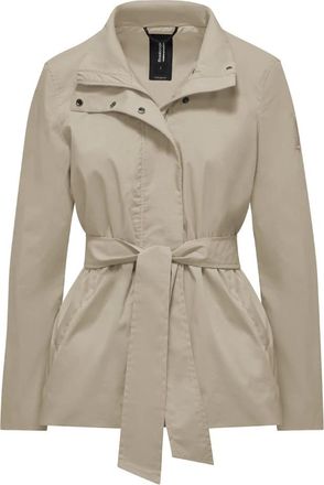 Bomboogie Femme, Vestes, Beige, Taille: 40 FR Trench en toile m&eacute;lang&eacute;e de coton