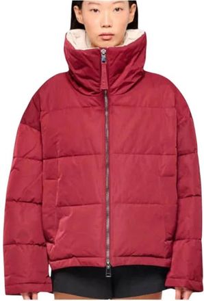 OOF Wear Femme, Vestes, Rouge, Taille: 34 FR piumini e parka Poliestere