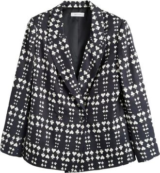 Chinti and Parker blazer Queen of Hearts - Noir