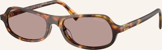 Miu Miu Sonnenbrille Mu b10su braun