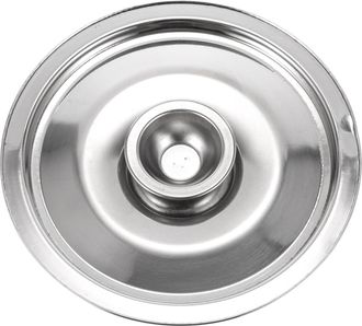 BESTONZON Edelstahl Topfdeckel 14 Cm Universal Deckel F&uuml;r Gew&uuml;rzt&ouml;pfe Und &Ouml;lt&ouml;pfe Robuster K&uuml;chengadget Ersatzdeckel Feuchtigkeitsdicht Und Leicht Zu Reinigen