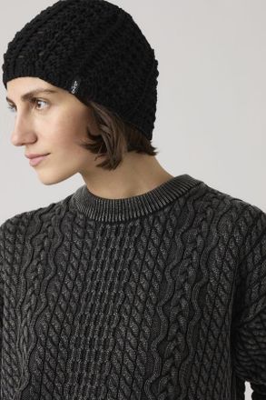 Levi's Geh&auml;kelte Chloe Beanie - Damen - Schwarz / Schwarz