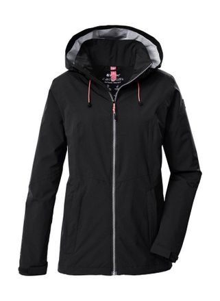 Killtec Outdoorjacke Damen Regenjacke OOKS 1 Leichte, wasser- und winddichte Jacke, atmungsaktiv, abnehmbare Kapuze