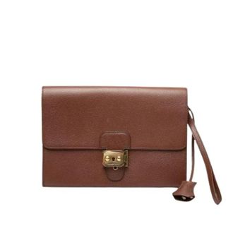 Herm&egrave;s Pre-owned Jet Pochette Clutch - - Pre-owned - Damen - Braun - ONE SIZE