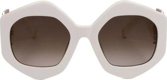 Philipp Plein Femme, Accessoires, Beige, Taille: ONE Size Spp102S-09Zq Lunettes de soleil