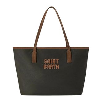 MC2 Saint Barth Medium City Tote - Femme - Sacs - Vert - Taille: ONE Size