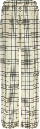 Jil Sander Femme, Pantalons, Beige, Taille: 40 FR Pantalon Fluide en Viscose