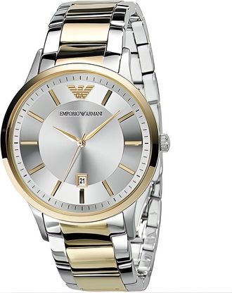 Emporio Armani AR2449 Herren Zweifarbiges Sportuhr