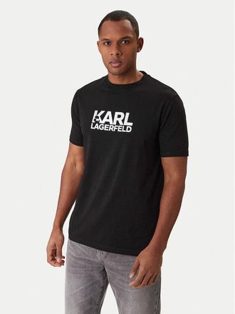 Karl Lagerfeld T-Shirt 755780 500235 Schwarz Regular Fit