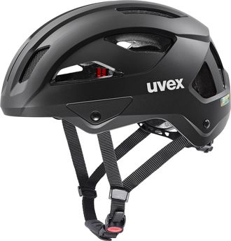 Uvex Stride - robuster Fahrradhelm f&uuml;r Damen und Herren - individuelle Gr&ouml;&szlig;enanpassung - Black matt - 56-59 cm