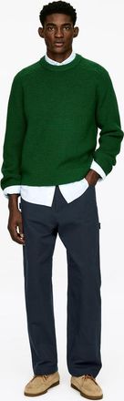 Arket Lockere Canvas-Hose -Blau