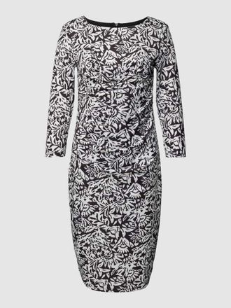 Montego Knielanges Kleid mit Allover-Muster