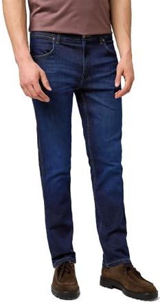 Wrangler Greensboro Jeans, Bleu Marine Rustique, 34W / 32L Hommes