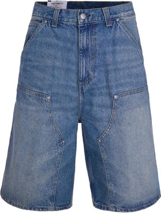 Carhartt Work in Progress Homme, Shorts, Bleu, Taille: XS OG Aden Double Knee Short