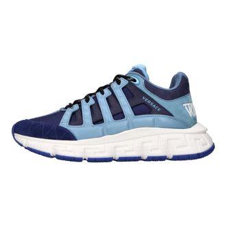 Versace Homme, Chaussures, Bleu, Taille: 42 EU Baskets