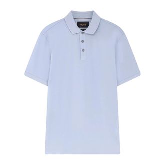 HUGO BOSS Perry Baumwoll-Polohemd - - Tops - Herren - Blau - S