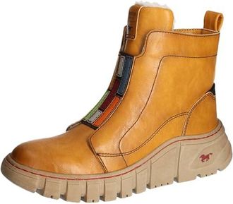 Mustang Jeans Bottines Femme 1499-606, Pointure:39 EU, La Couleur:Jaune