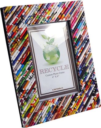 Guru Shop Bilderrahmen aus Recyclingpapier, 23x18x1 cm