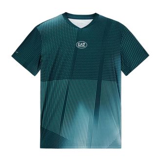 Emporio Armani Emporio Armani Ea7, Homme, Tops, Vert, Taille: XL Tennis Pro T-shirt &agrave; col rond
