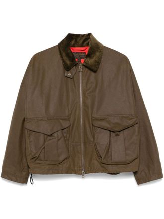 Filson veste à col en velours côtelé - Marron
