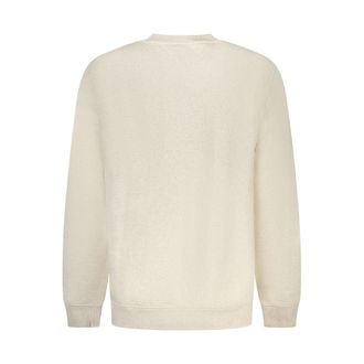 Tommy Hilfiger Logo-Embroidered Cotton Sweatshirt - Beige