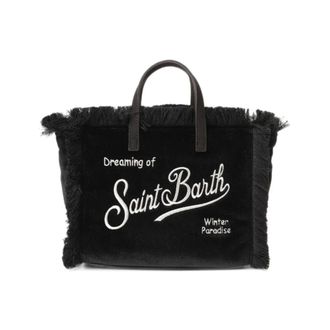 MC2 Saint Barth Vanity Mini Velvet - Femme - Sacs - Noir - Taille: ONE Size