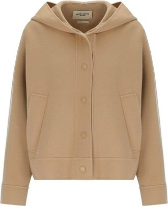 Weekend by Max Mara VESTE &Agrave; CAPUCHE RIDENTE BEIGE MAX MARA WEEKEND